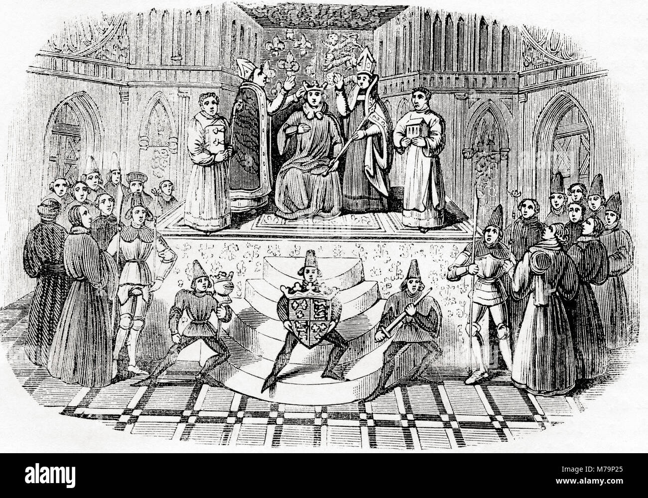 Medieval king coronation hi-res stock photography and images - Alamy