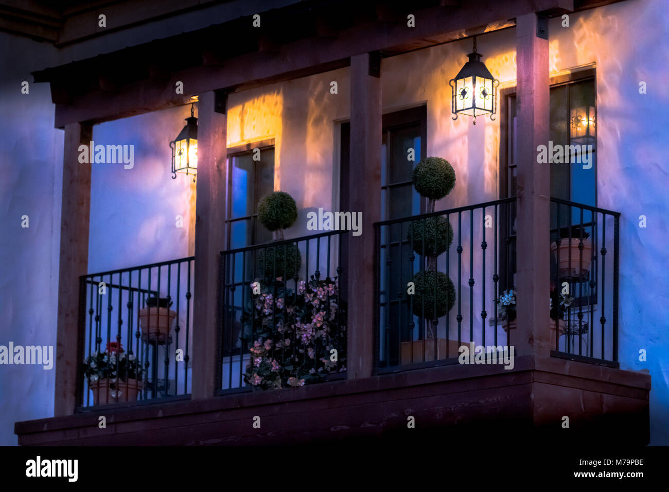 Balcony in Spain Stock Photo - Alamy