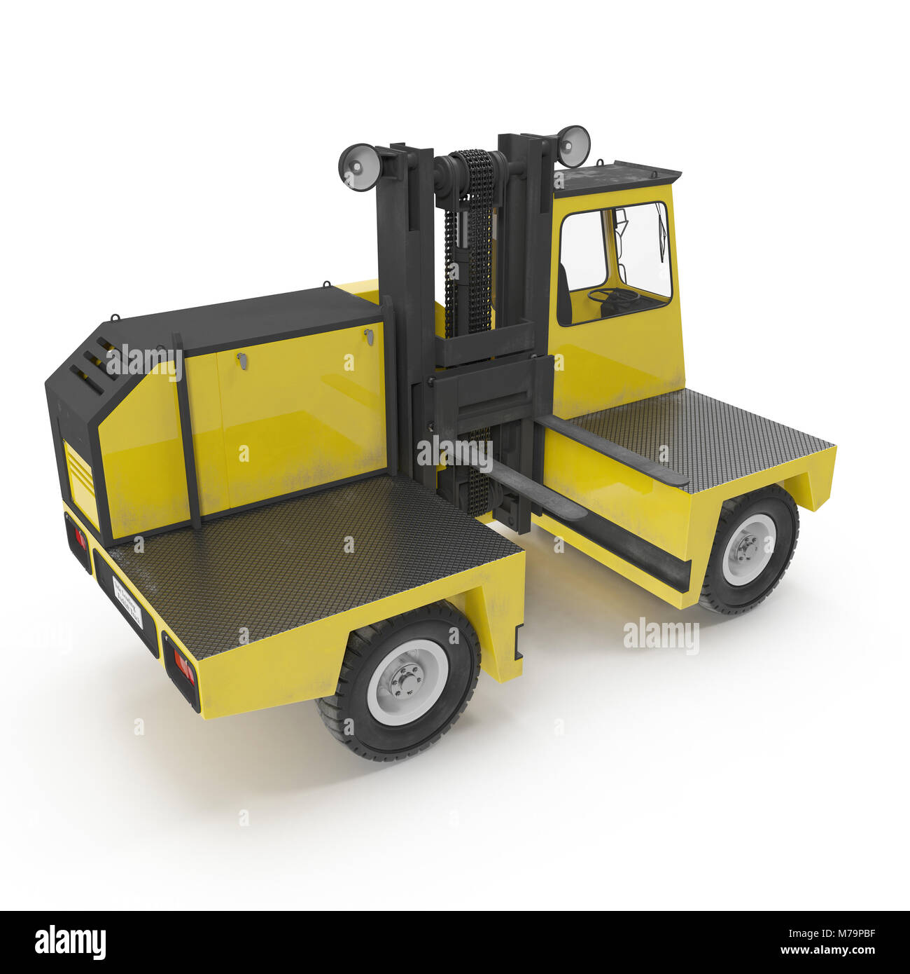 3d forklift truck cargo hi-res stock photography and images - Alamy