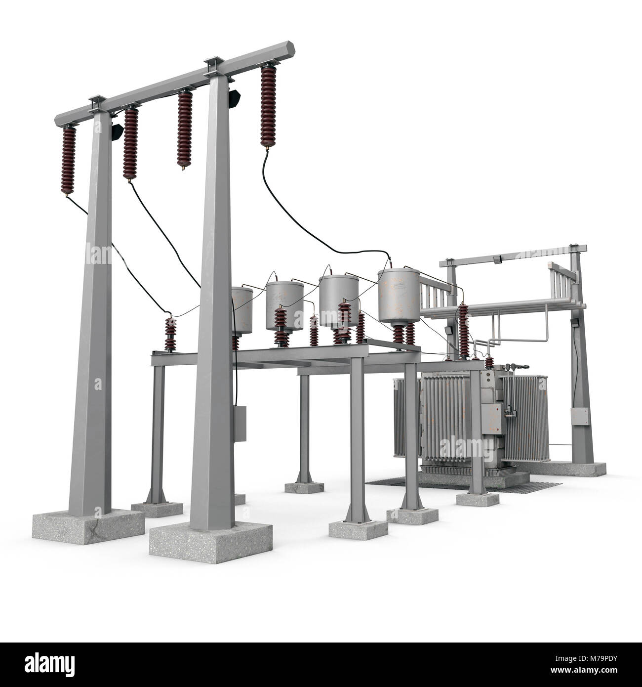 Power substation Cut Out Stock Images & Pictures - Alamy