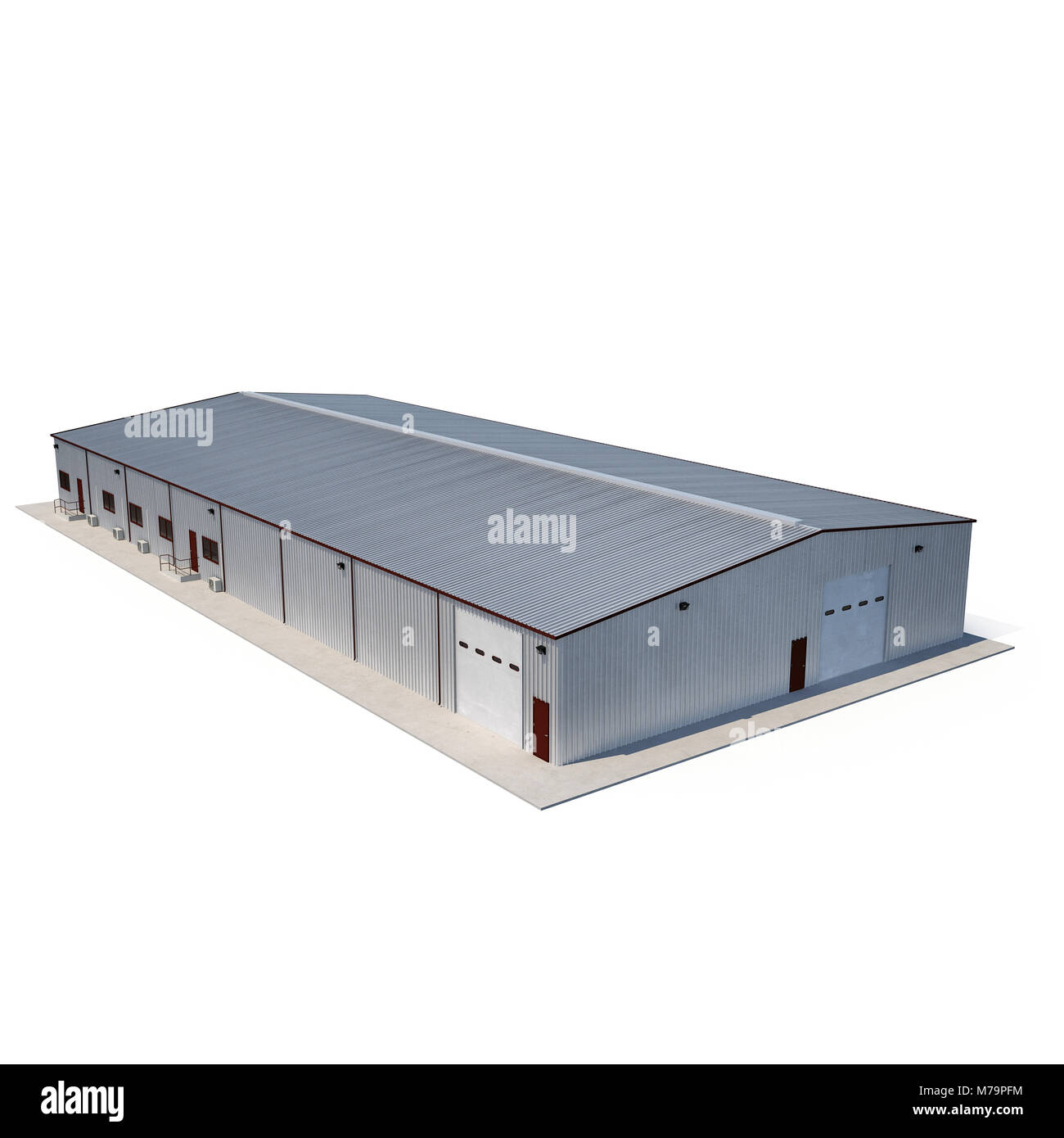 Warehouse exterior loading dock Cut Out Stock Images & Pictures - Alamy