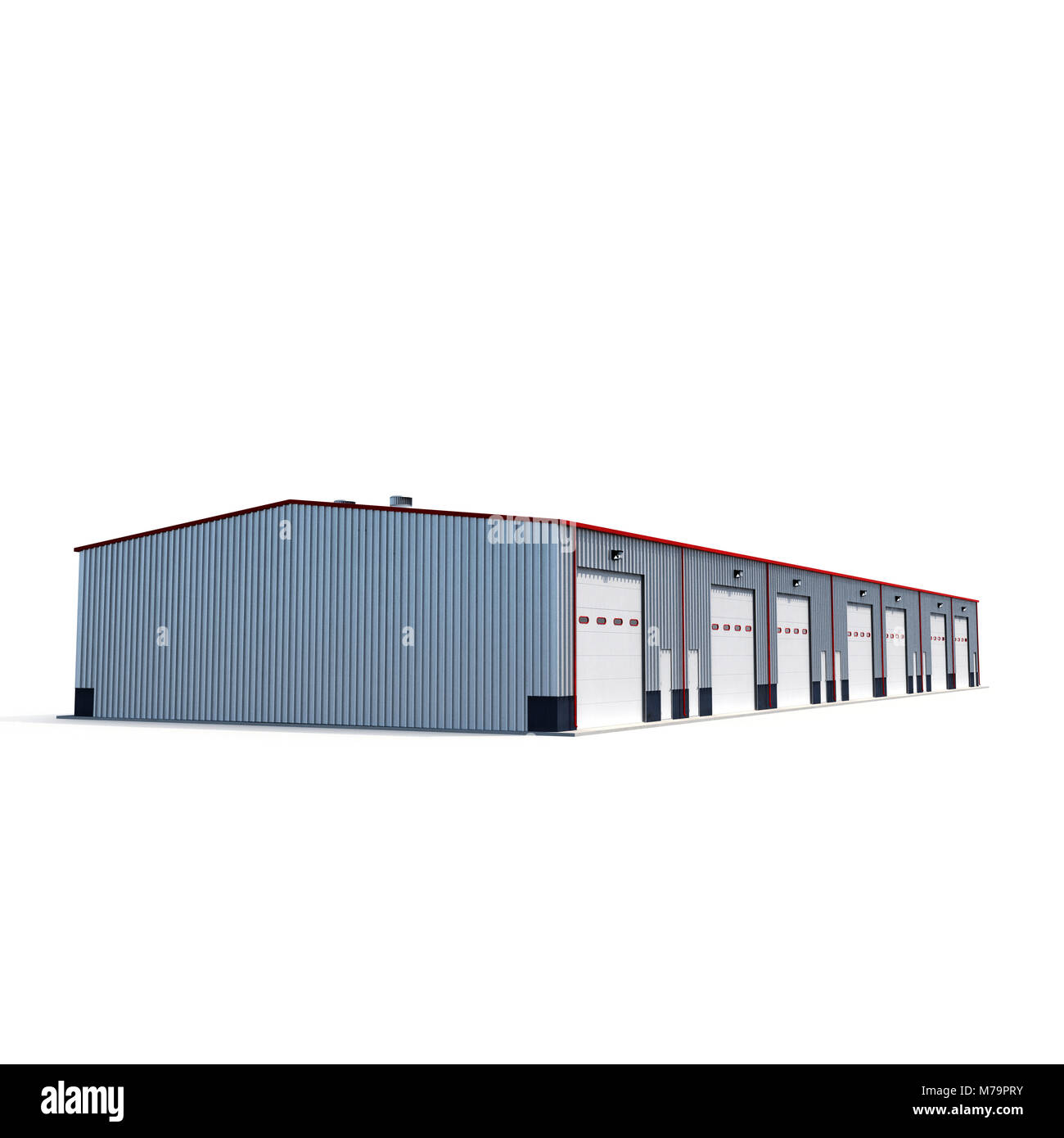 Modern Warehouse Exterior Cut Out Stock Images & Pictures - Alamy