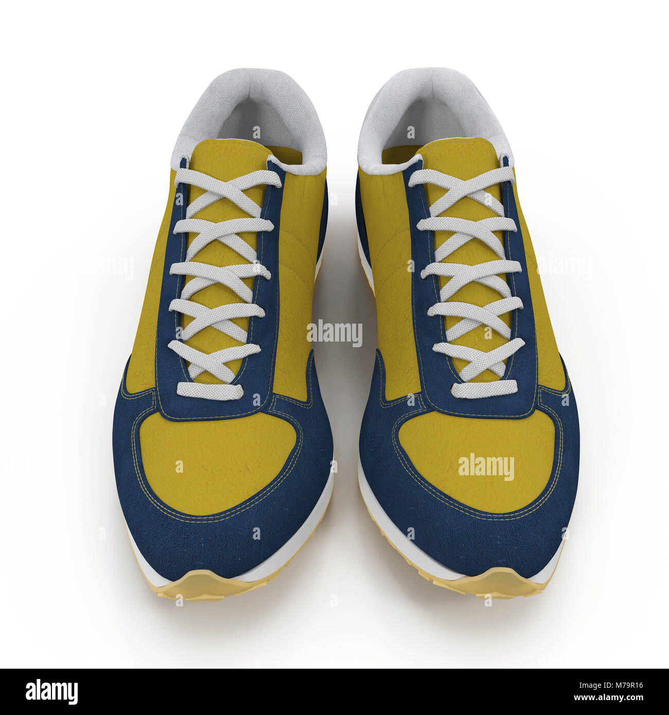 Pair sport shoes front view isolated Cut Out Stock Images & Pictures ...