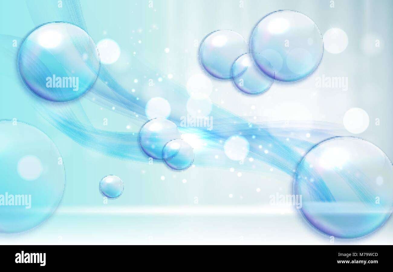 Soap Bubbles Abstract Background Vector Illustration EPS10 Stock Vector Image & Art - Alamy