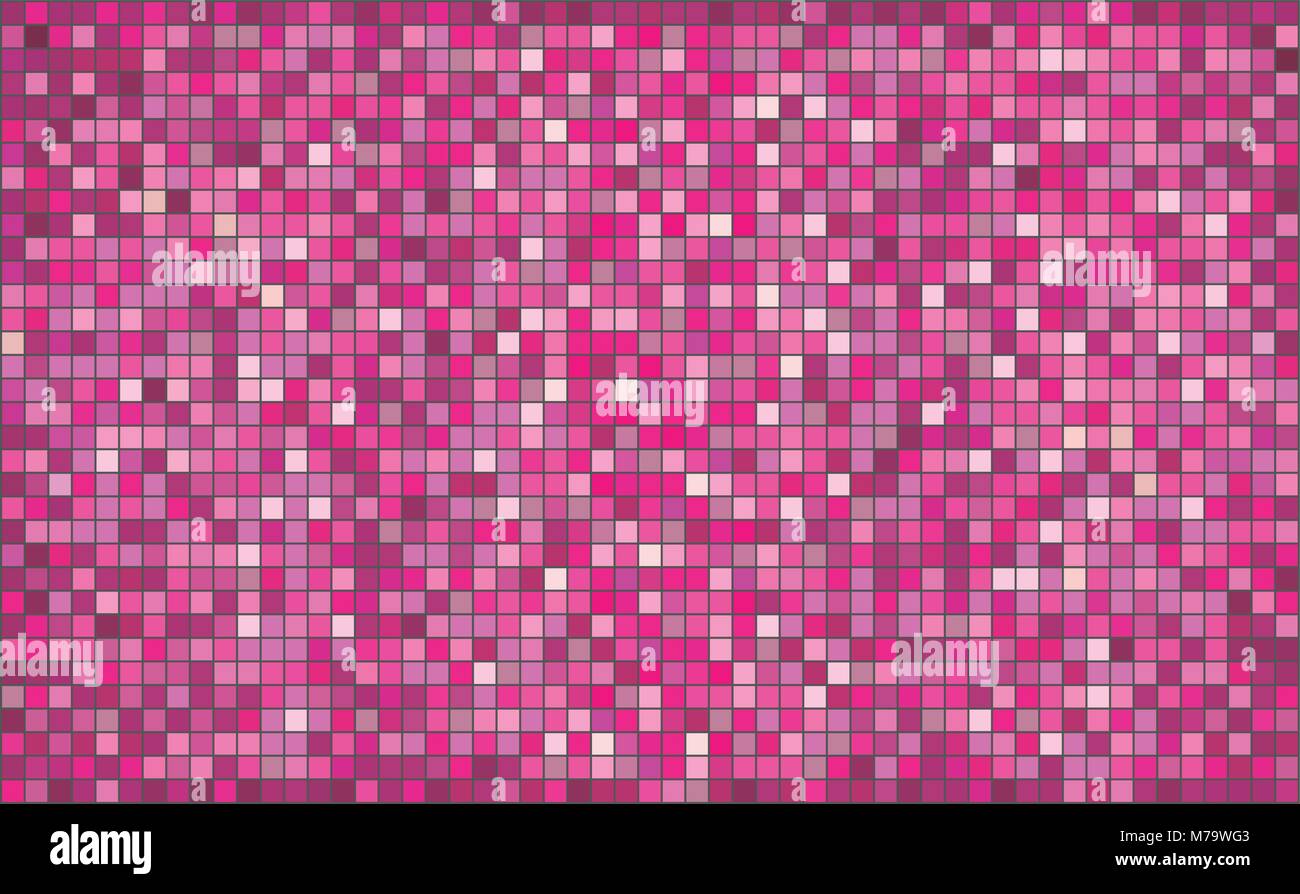 Pink abstract mosaic background - Illustration, Mosaic grunge lilac ...
