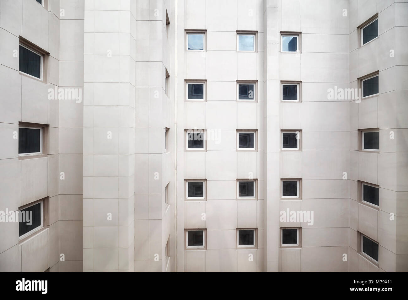 Building facade with windows, architecture background Stock Photo - Alamy