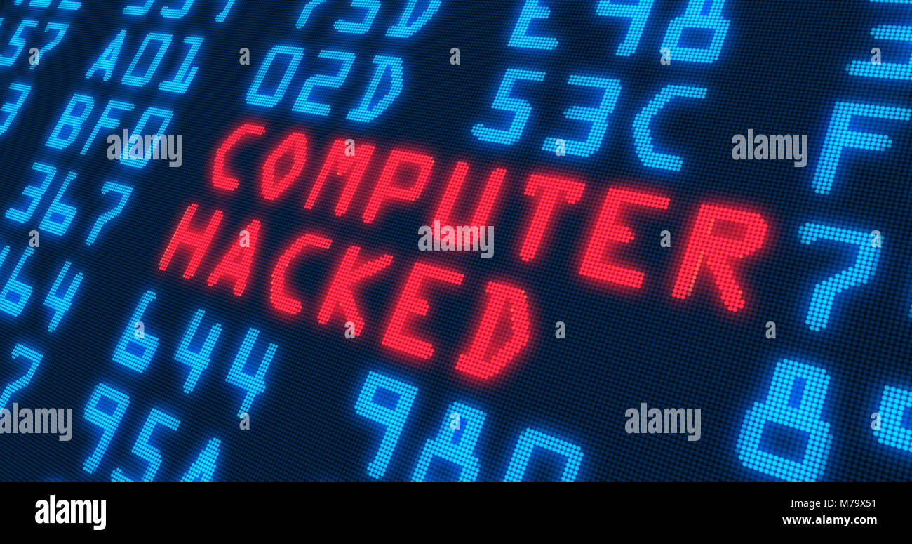 You have been hacked hi-res stock photography and images - Alamy