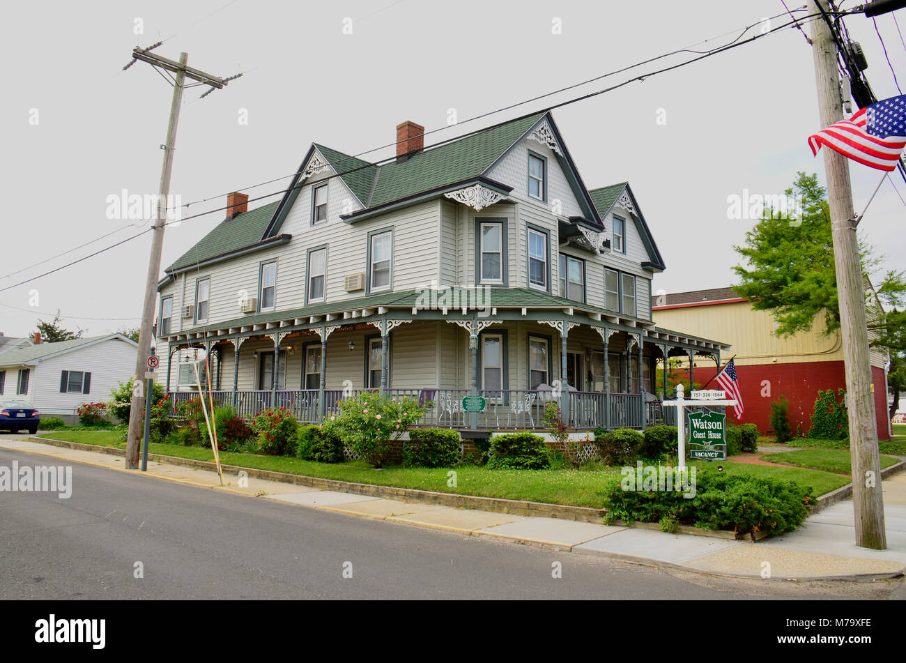 A Victorian style house very well preserved here in a small town in ...