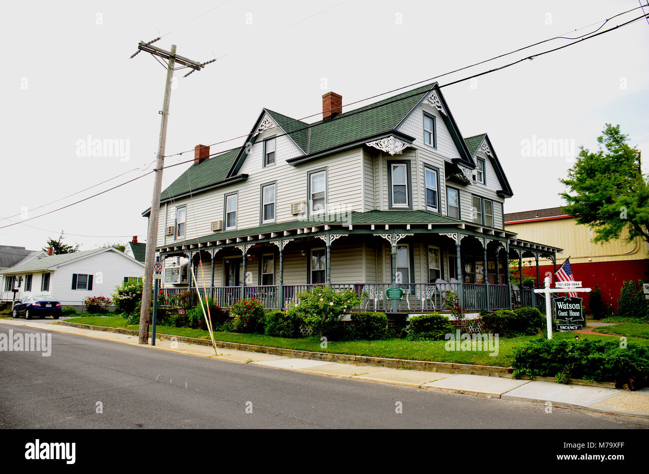 A Victorian style house very well preserved here in a small town in ...