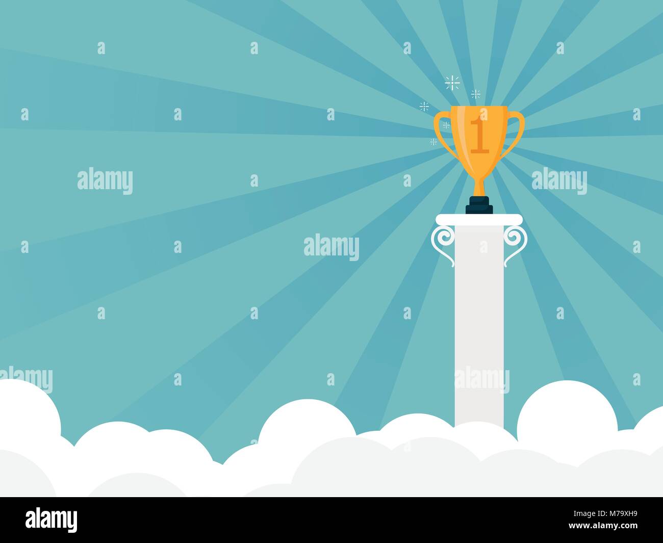 Golden pillar top Stock Vector Images - Alamy