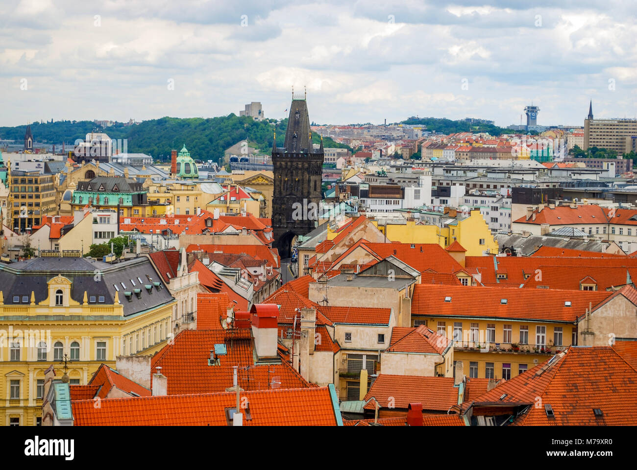 Aerial panorama cityscape prague hi-res stock photography and images ...