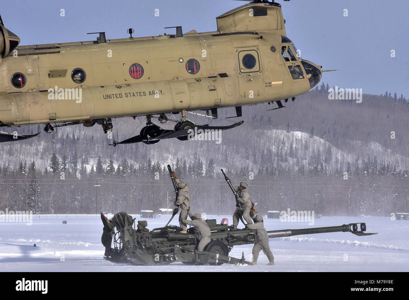 Soldiers from Battery C, 2nd Battalion, 8th Field Artillery Regiment ...