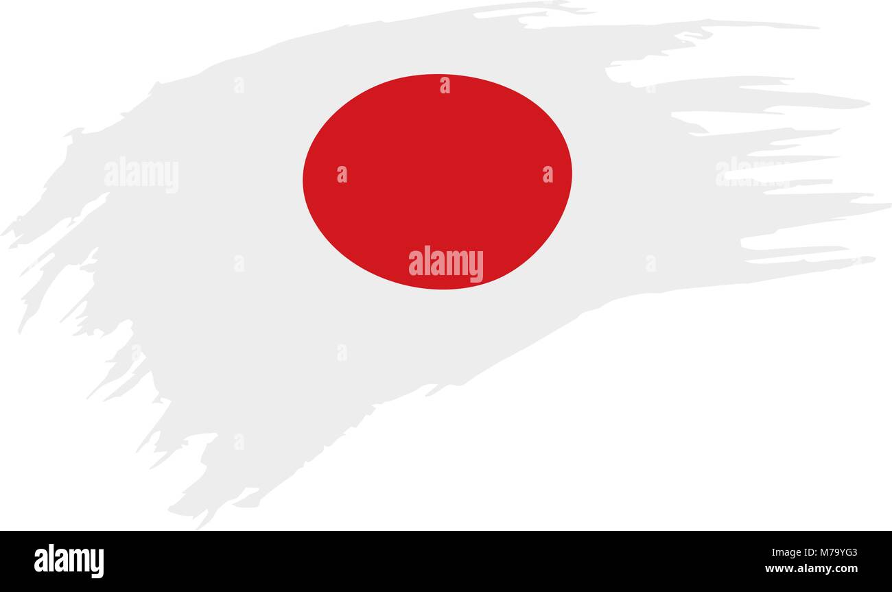 Japan flag, vector illustration Stock Vector Image & Art - Alamy