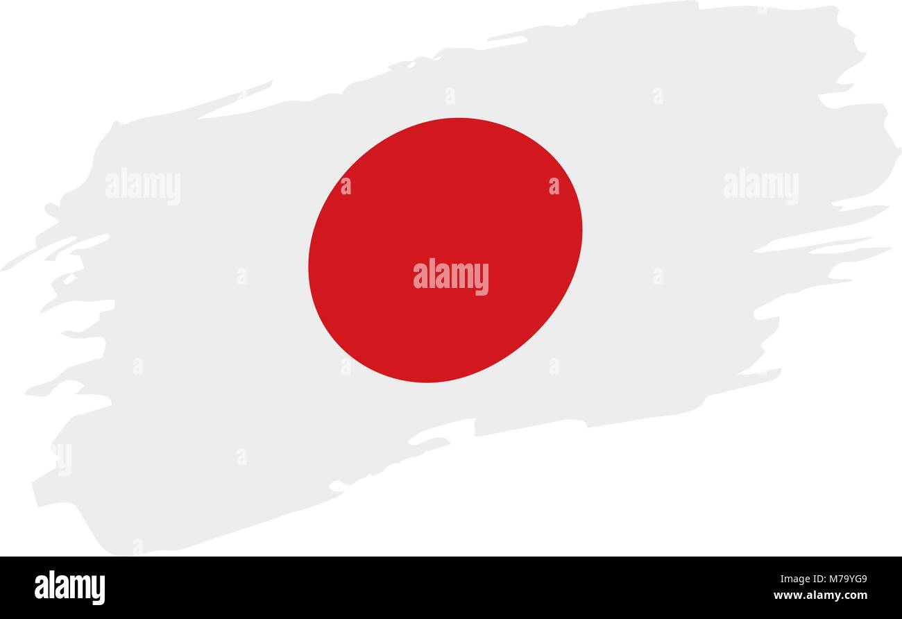 Japan flag, vector illustration Stock Vector Image & Art - Alamy