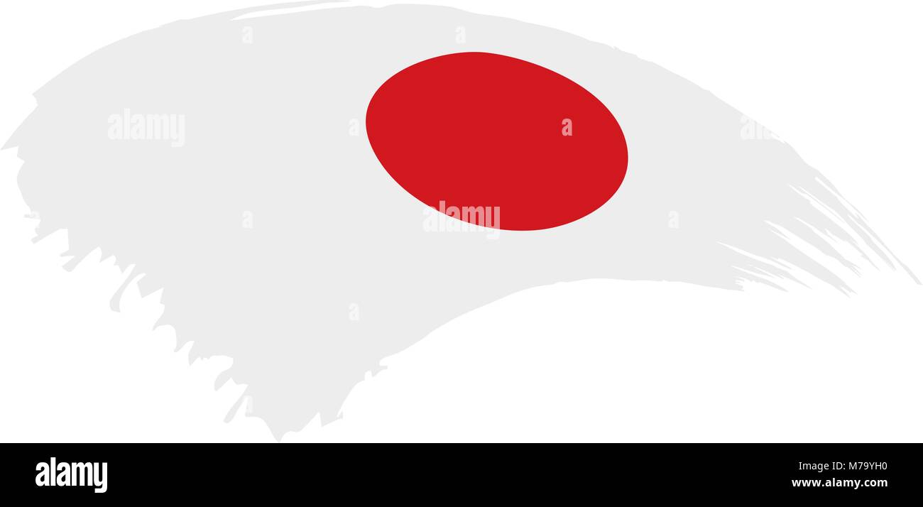 Japan flag, vector illustration Stock Vector Image & Art - Alamy