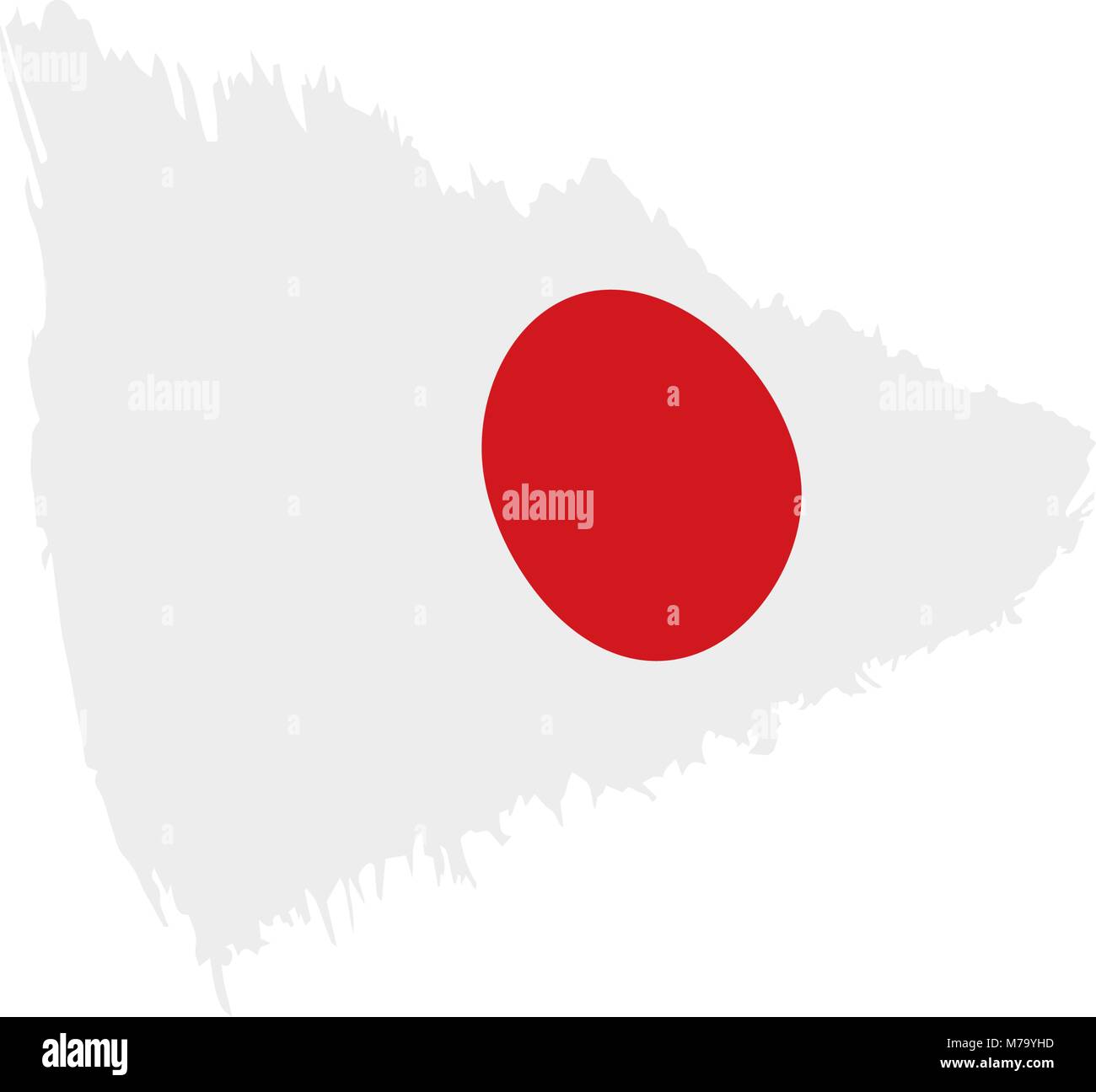 Japan flag, vector illustration Stock Vector Image & Art - Alamy