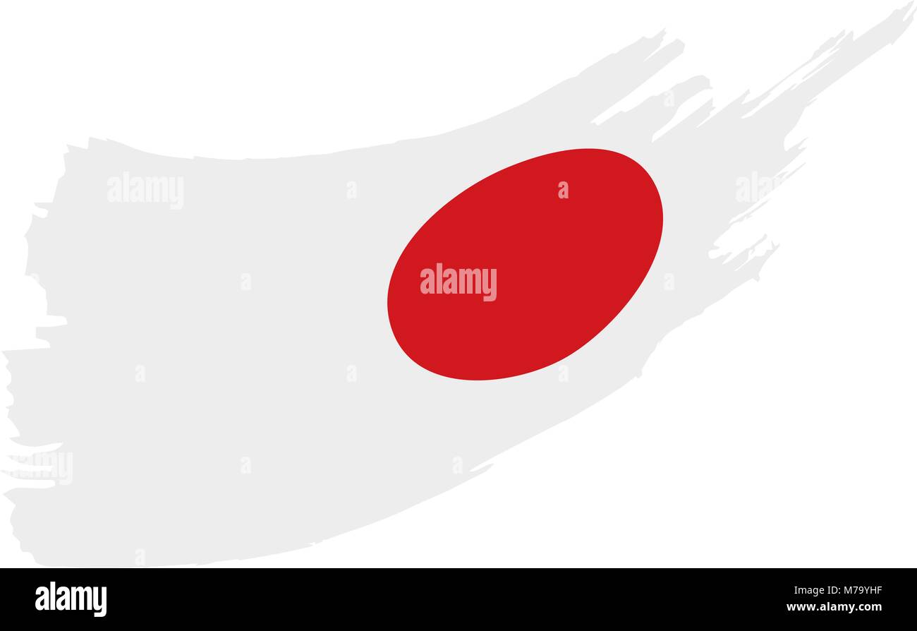 Japan flag, vector illustration Stock Vector Image & Art - Alamy
