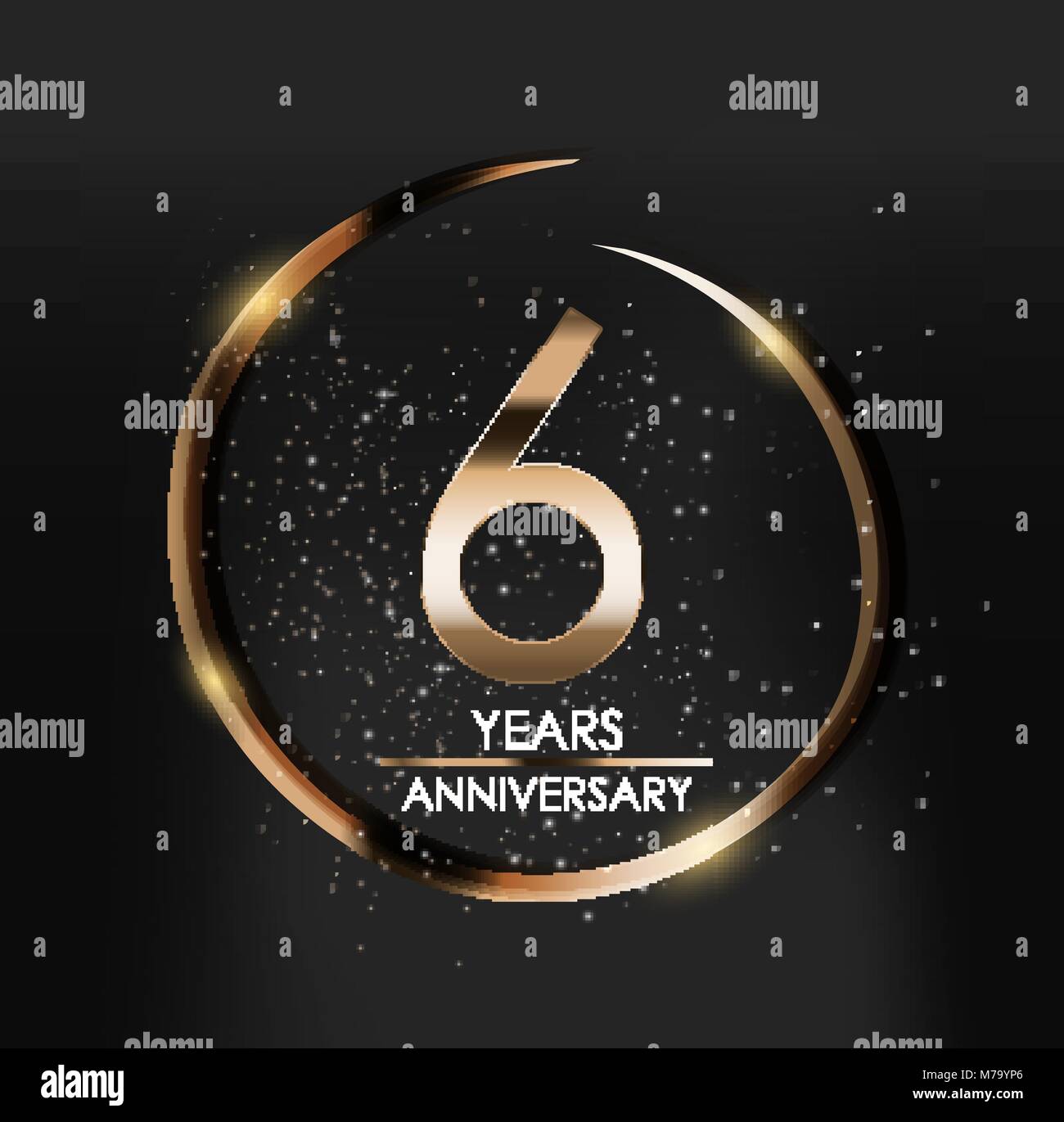 6 years logo hi-res stock photography and images - Alamy