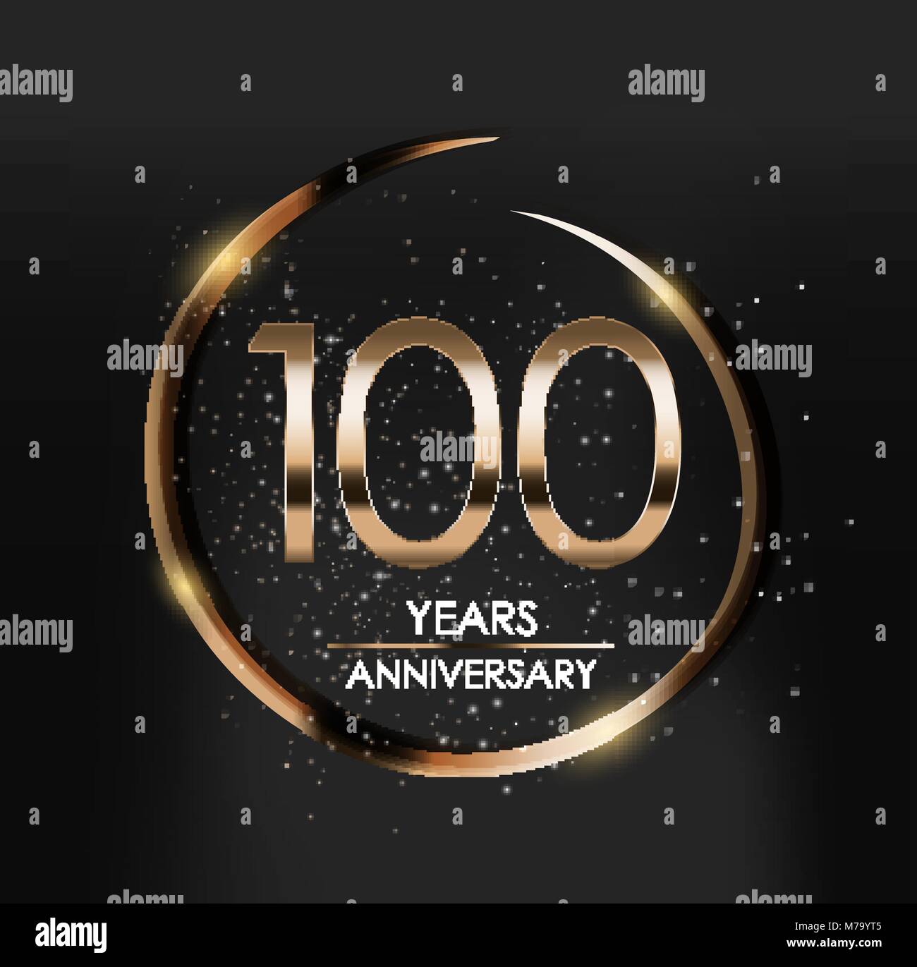 100 years logo hi-res stock photography and images - Alamy