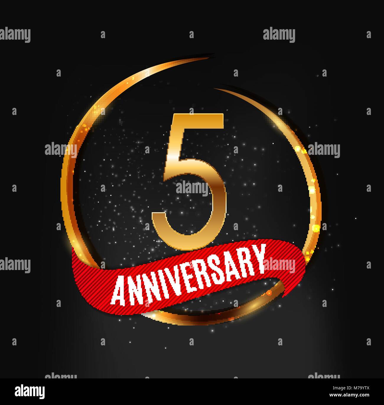 5 Years Celebration Logo