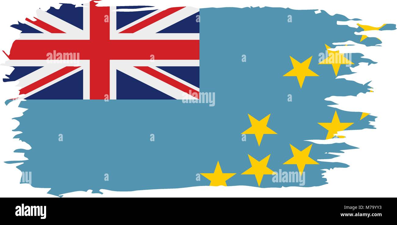 Tuvalu flag, vector illustration Stock Vector Image & Art - Alamy