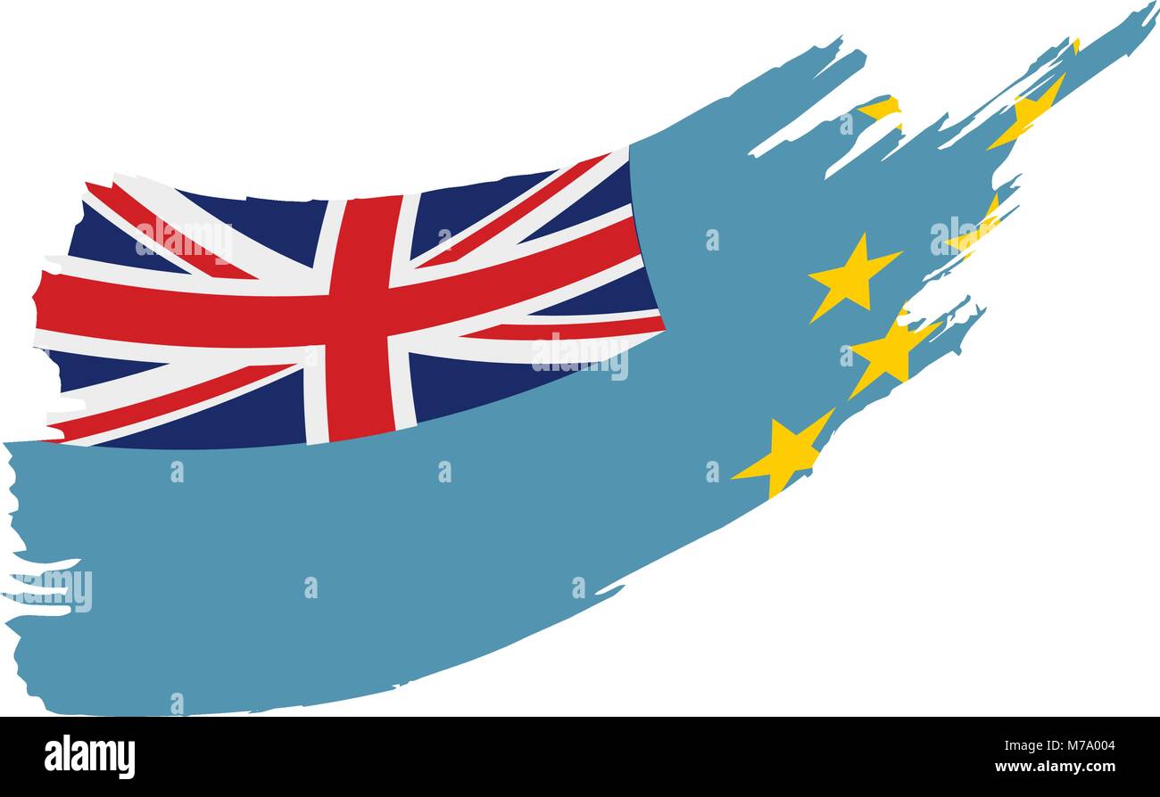 Tuvalu flag, vector illustration Stock Vector Image & Art - Alamy