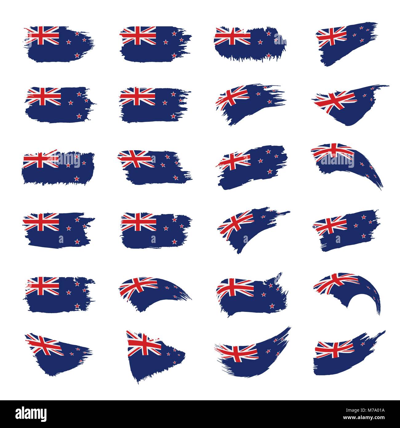 New Zealand flag, vector illustration Stock Vector Image & Art - Alamy