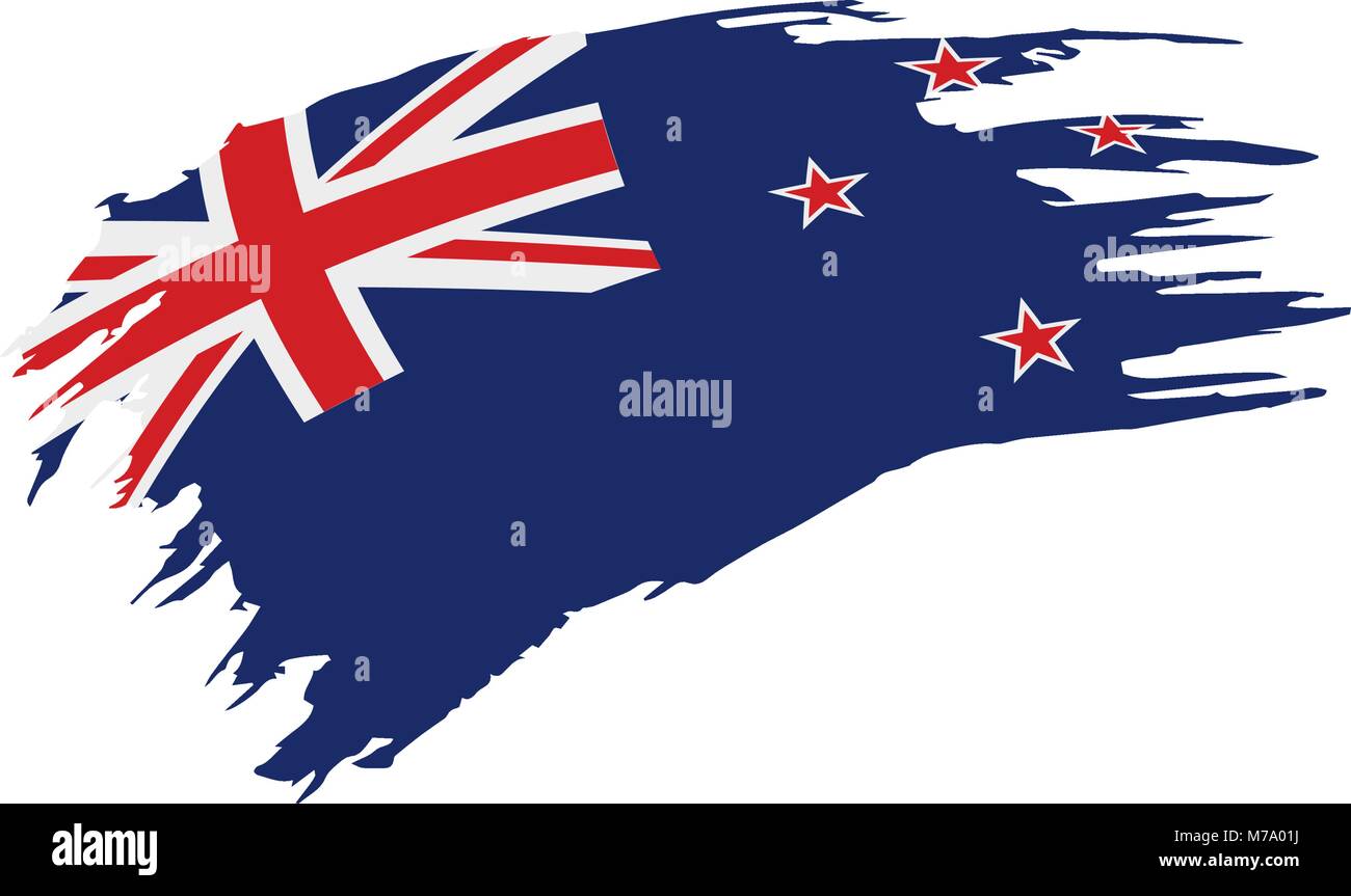 New Zealand flag, vector illustration Stock Vector Image & Art - Alamy