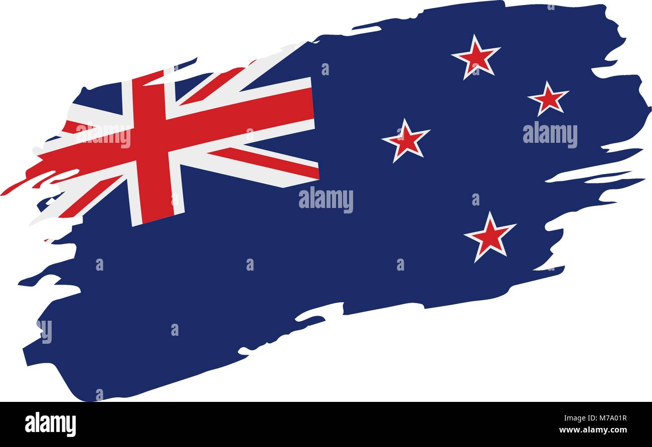New Zealand flag, vector illustration Stock Vector Image & Art - Alamy