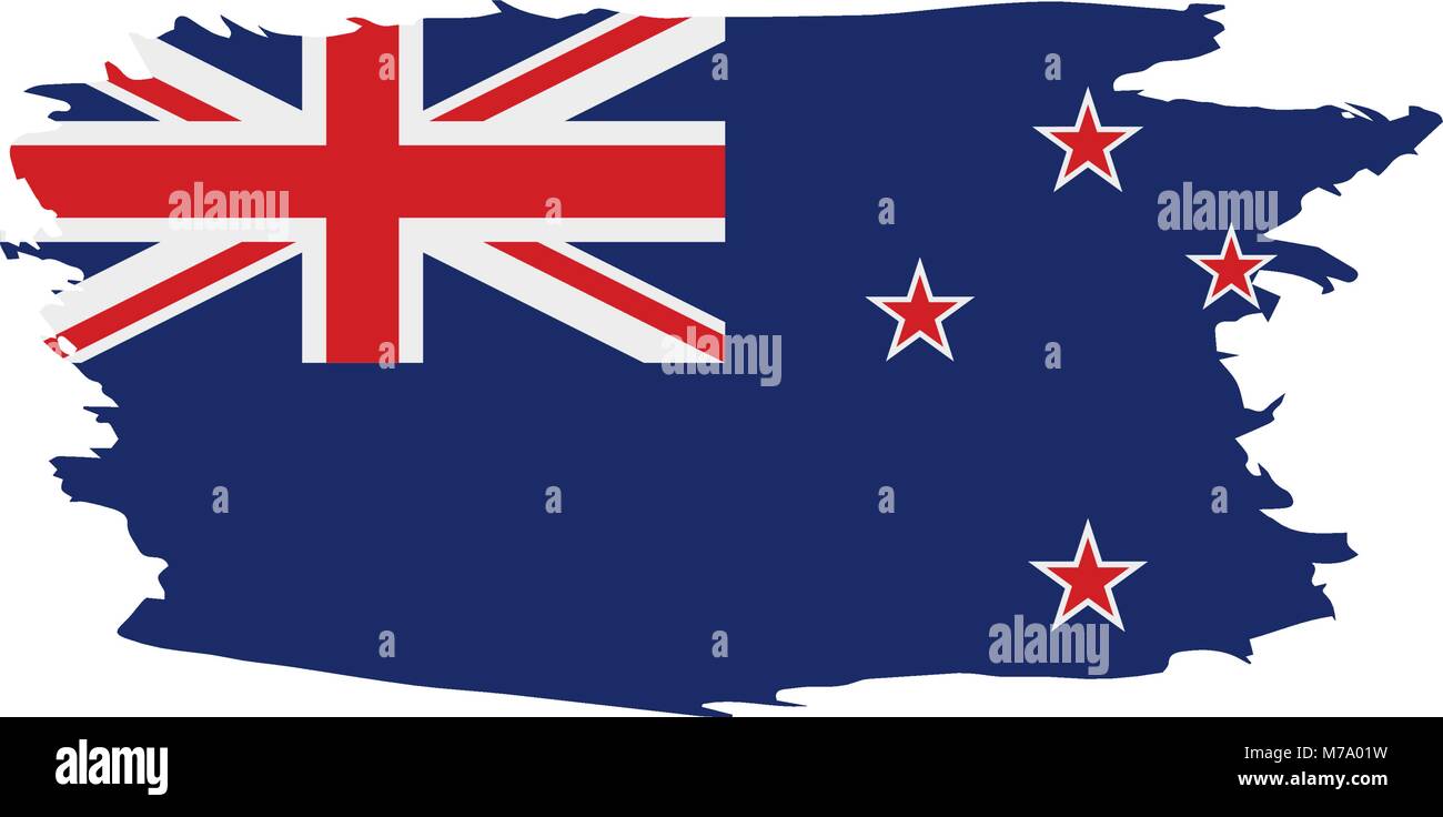 New Zealand flag, vector illustration Stock Vector Image & Art - Alamy