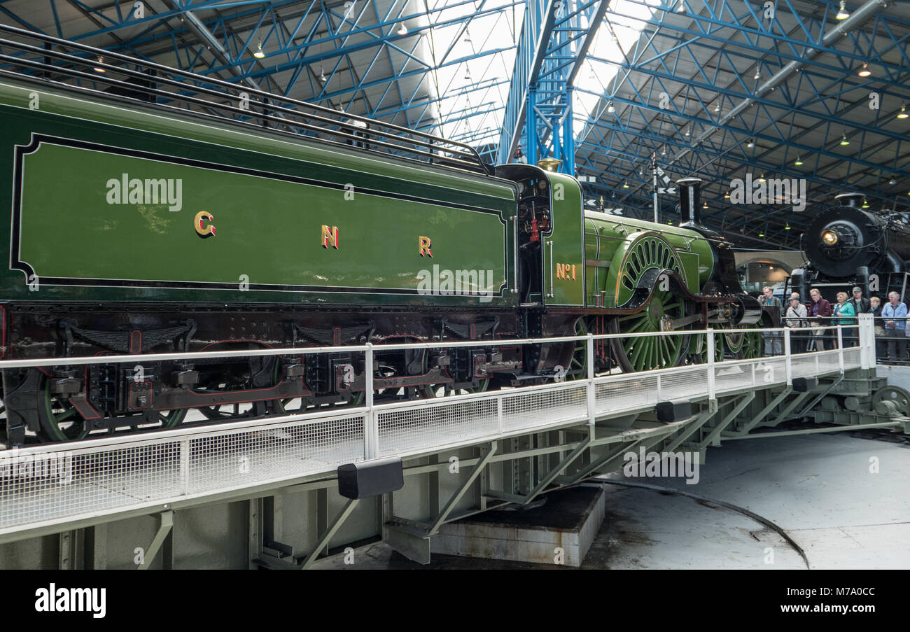 Railway steam gnr locomotive hi-res stock photography and images - Alamy