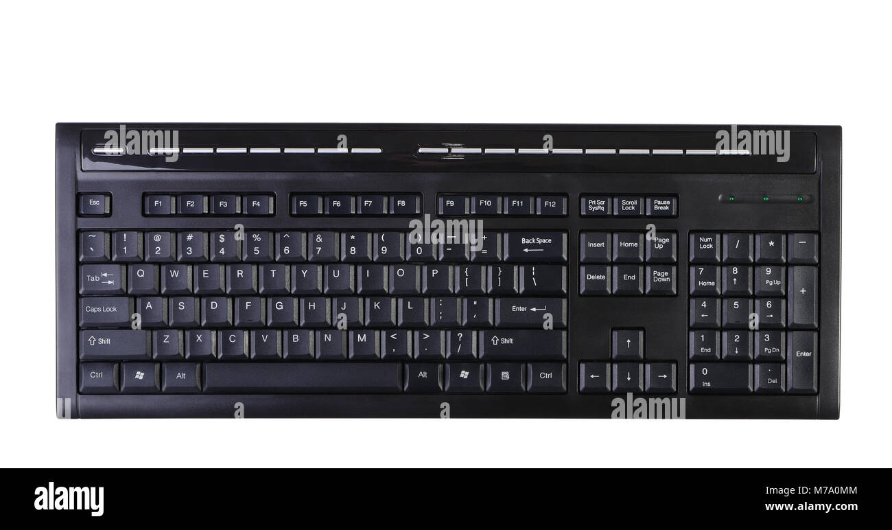 Keyboard computer black top hi-res stock photography and images - Alamy