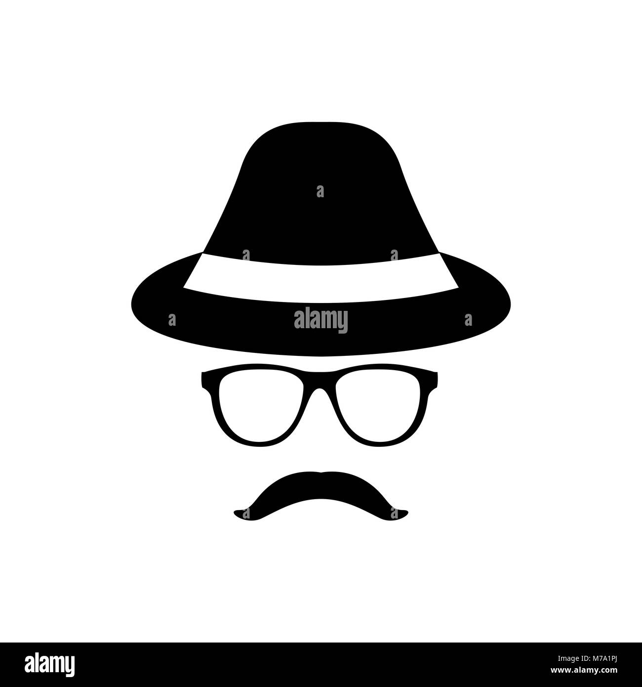 Moustache mustache hat hi-res stock photography and images - Alamy