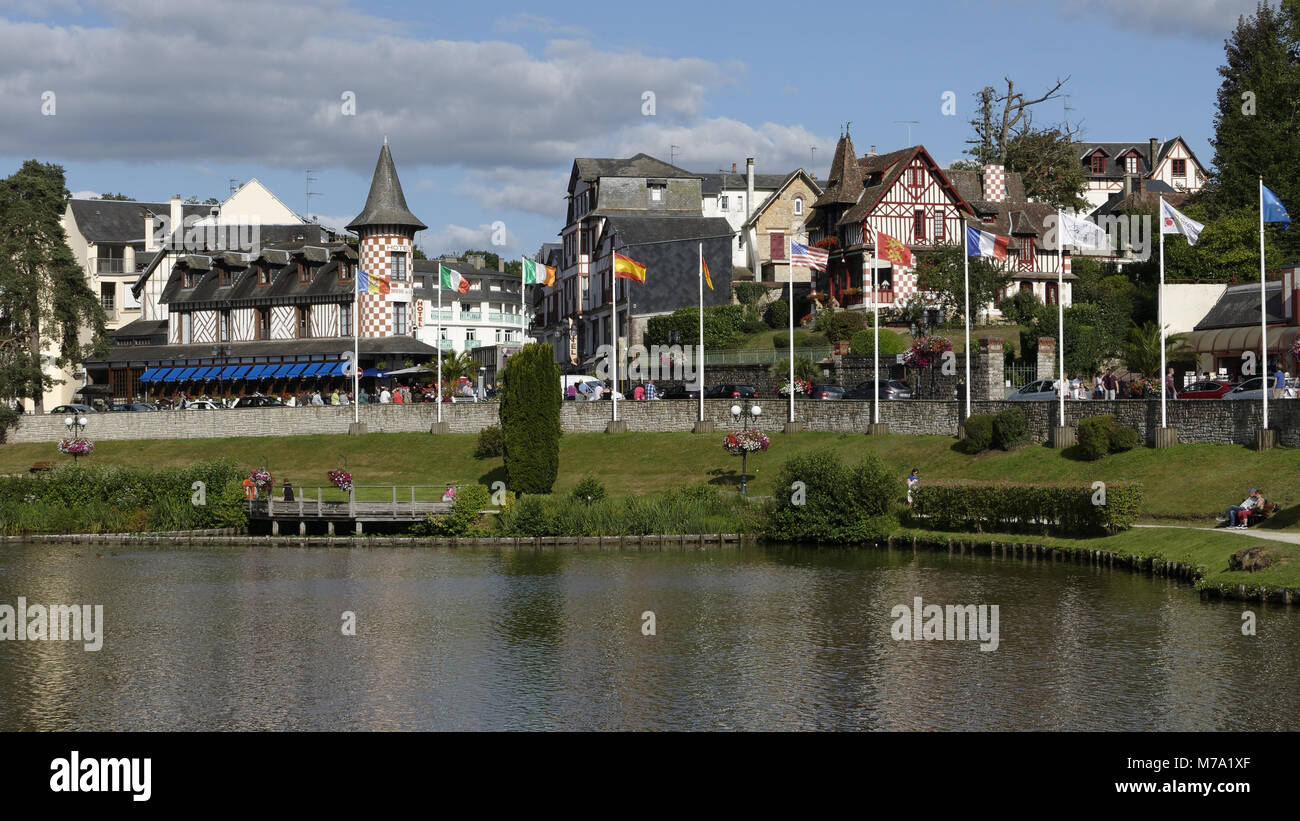Bagnoles de l'Orne, touristic city in Normandy (Orne, Basse-Normandie ...