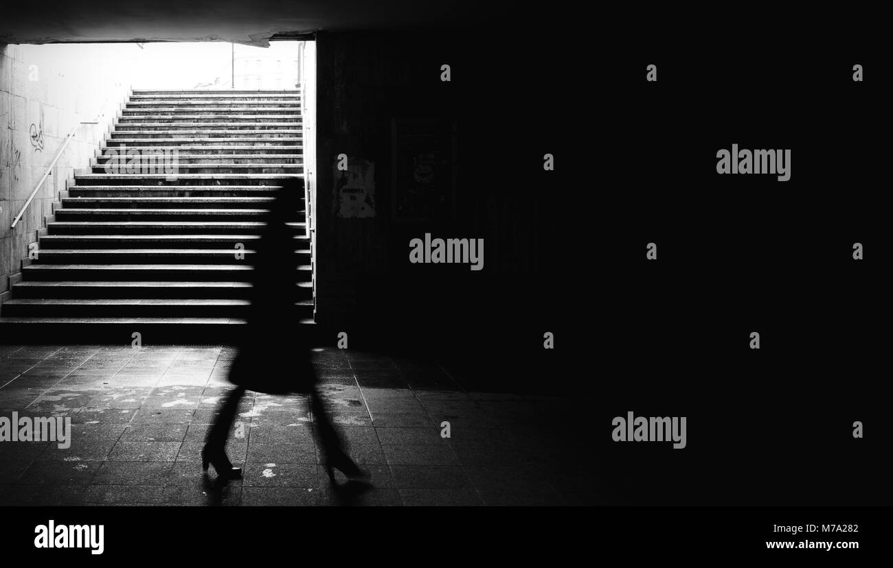 Passing passage motion movement Black and White Stock Photos & Images ...