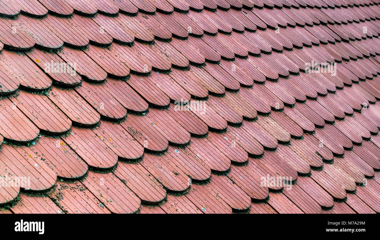Roof tile in Sibiu, Romania Stock Photo - Alamy