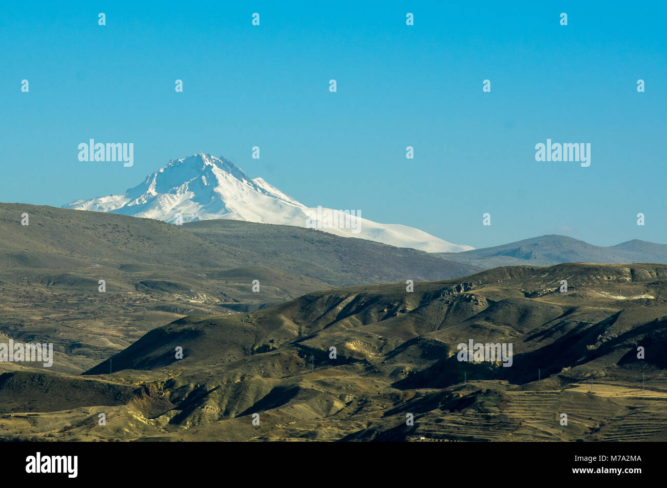 Mountain Argeus or also called Erciyes, Turkey Stock Photo - Alamy