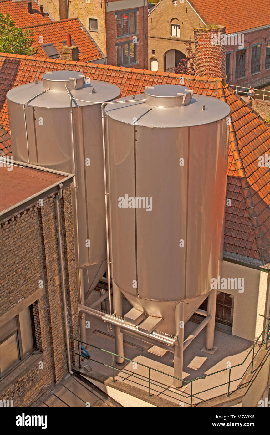 Vats for Beer, Half Moon Brewery, Brouwerij De Halve Maan Brewery ...