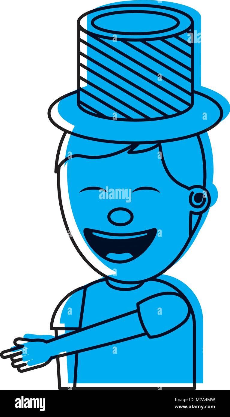 Happy casual man pointing Stock Vector Images - Alamy