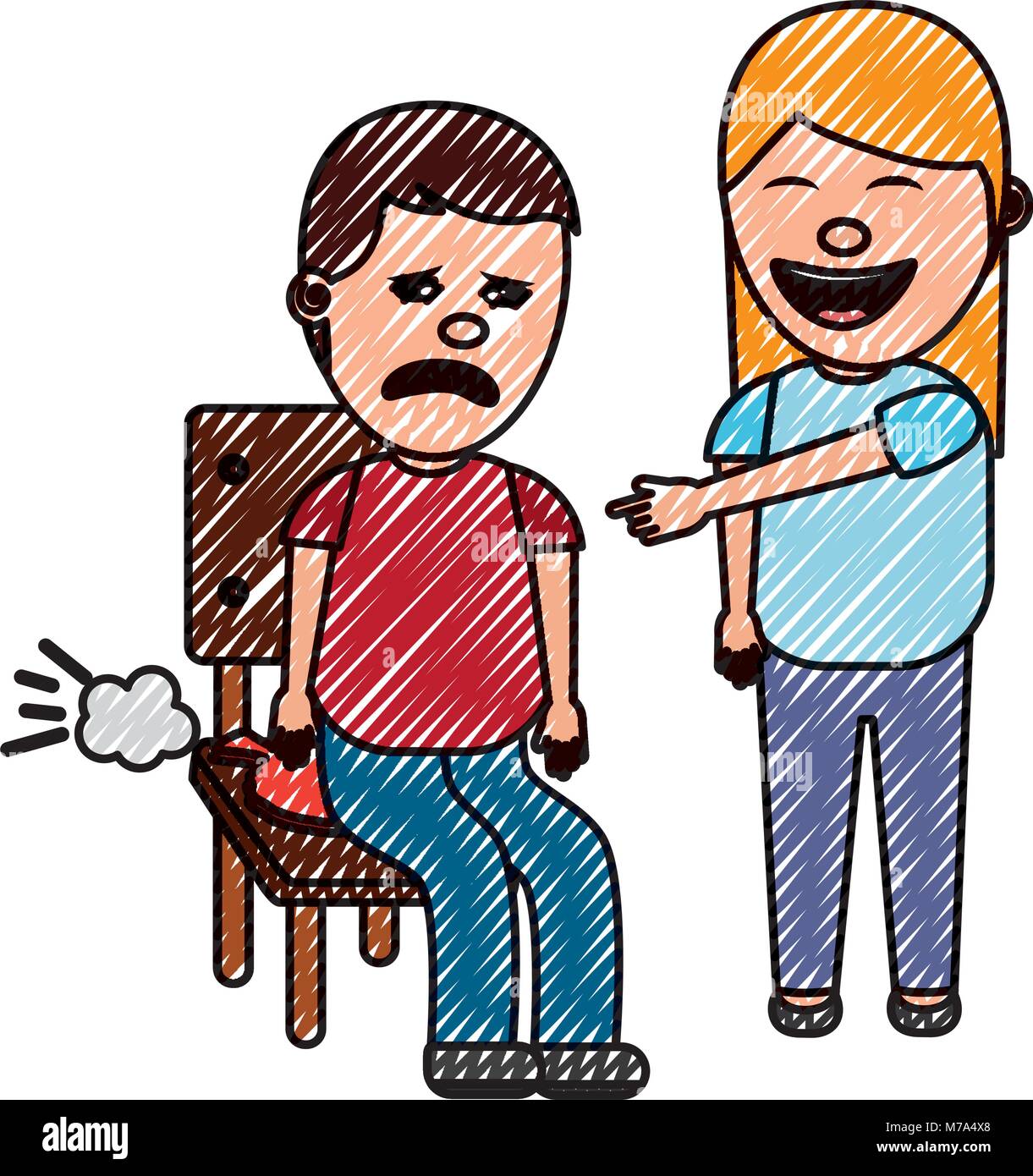 Funny caper Stock Vector Images - Alamy