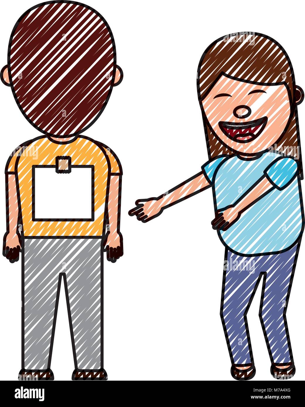 First day back into office Stock Vector Images - Alamy