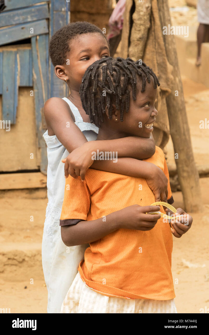Happy african children hi-res stock photography and images - Alamy
