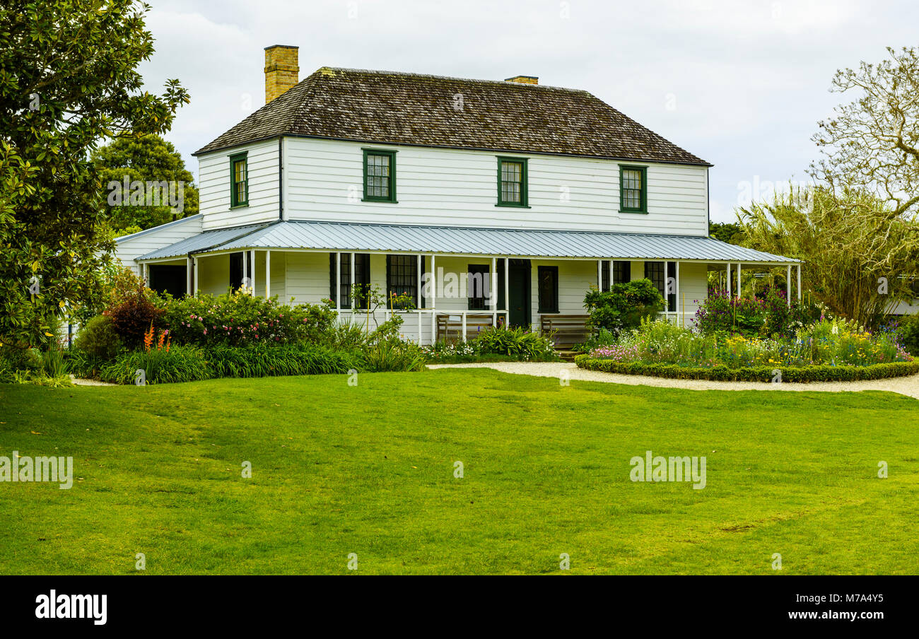 The Mission House, also called the Kemp House, Kerikeri, North Island ...