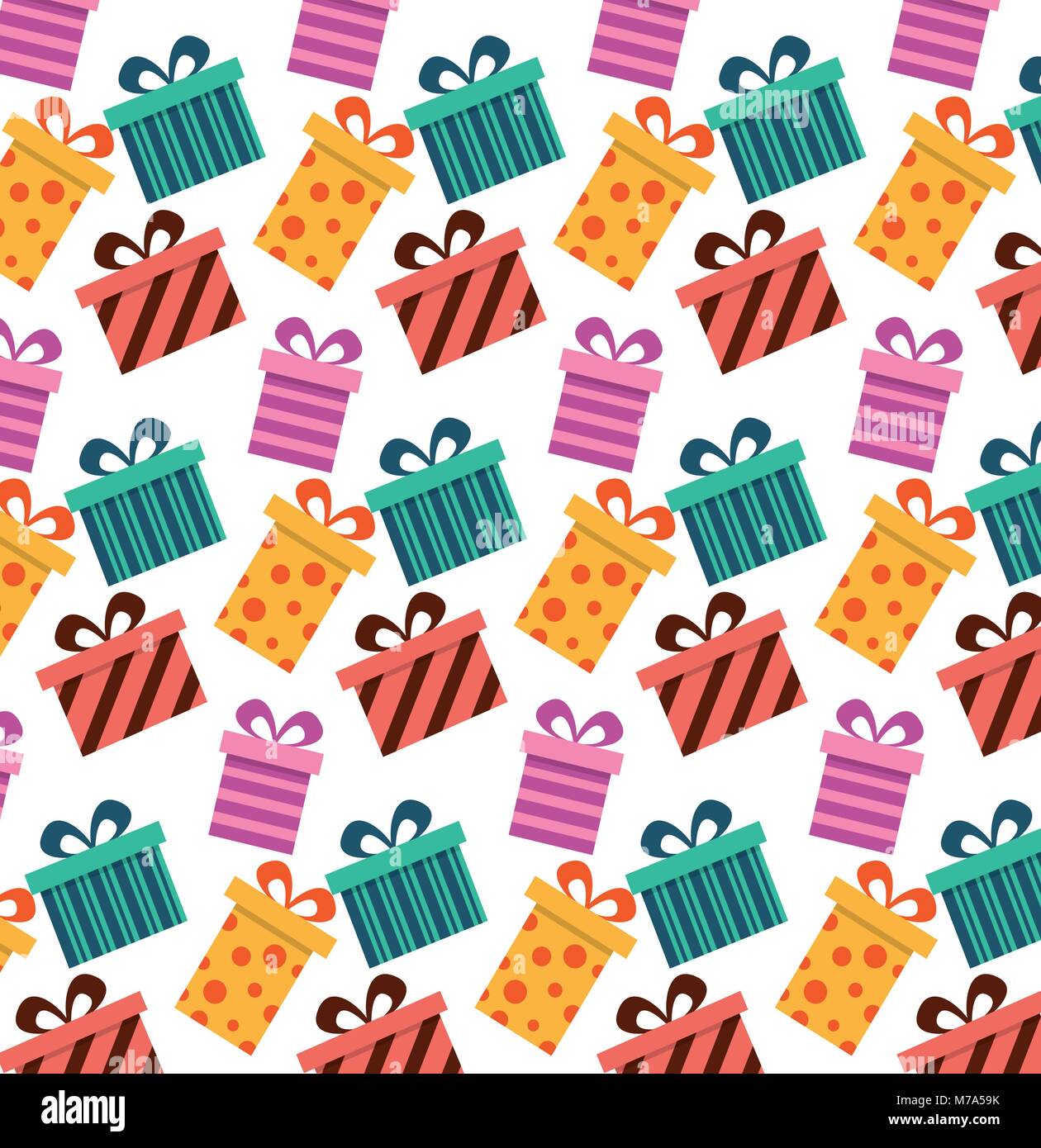 decorative wrapped gift boxes background Stock Vector Image & Art - Alamy