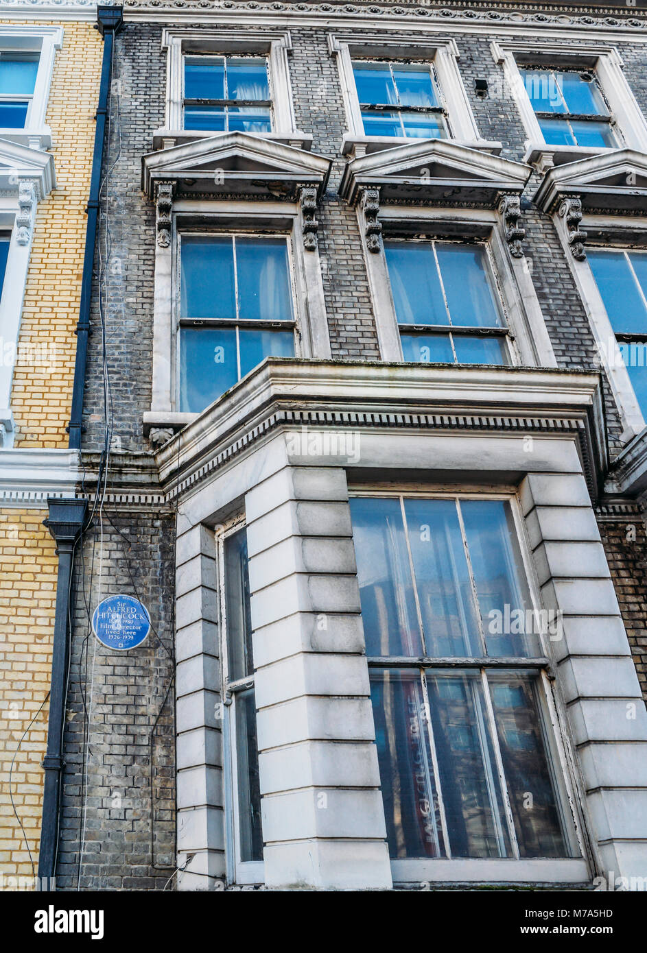 English Heritage blue plague of where the famous Film Director, Sir ...
