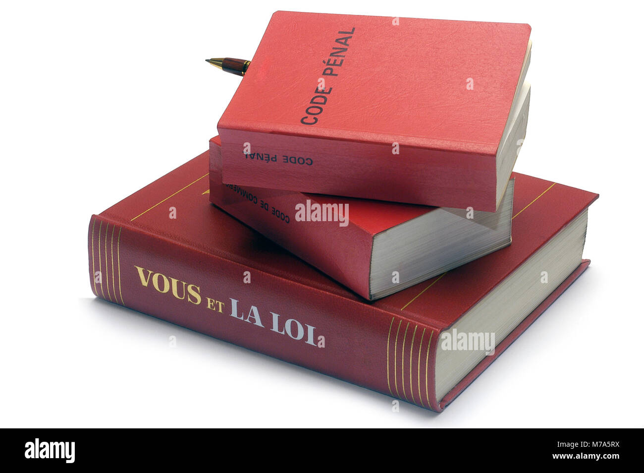 Legal books and the French penal code useful for not ignoring the law ...