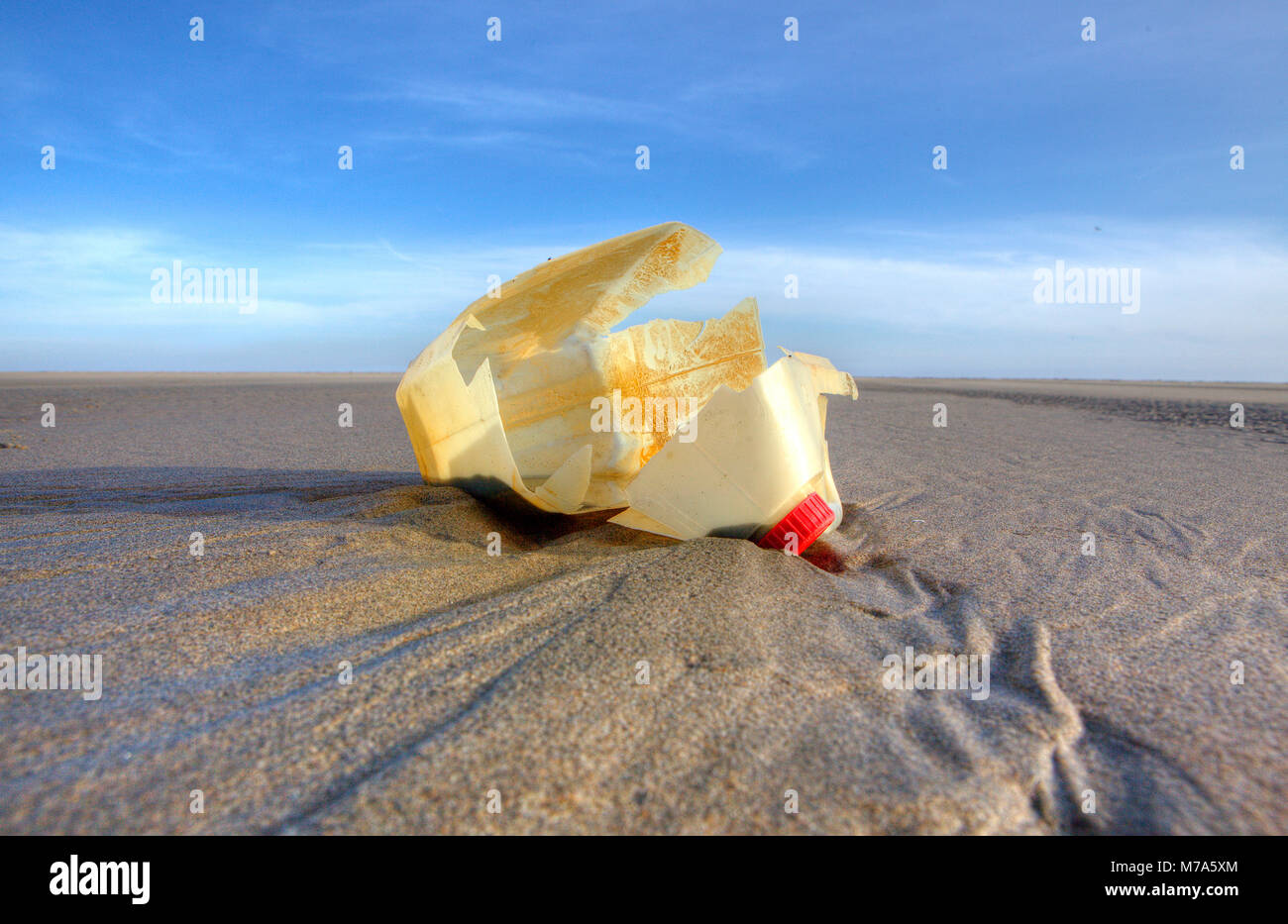 Coastline pollution at Napoleon Beach , Port-Saint-Louis du Rhone ...