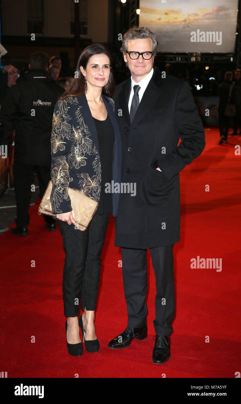 'The Mercy' World Premiere - Arrivals Featuring: Colin Firth, Livia ...