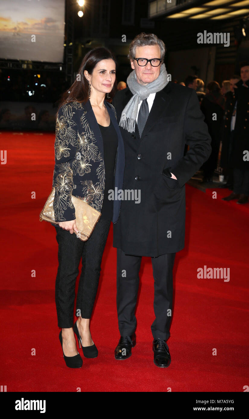 'The Mercy' World Premiere - Arrivals Featuring: Colin Firth, Livia ...
