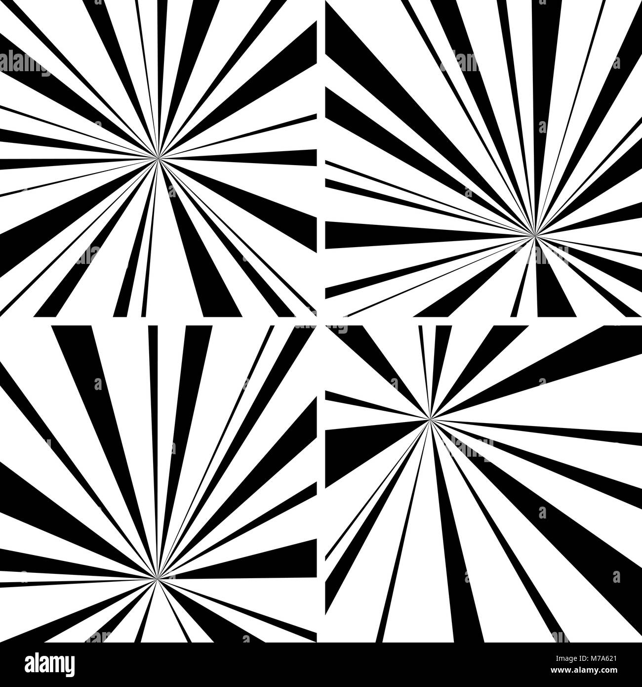 Black and White Sunbeam Ray Backgrounds Stock Vector Image & Art - Alamy